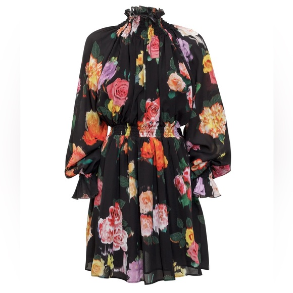 MSGM | Dresses | Nwt Msgm Floral Print Mini Dress | Poshmark